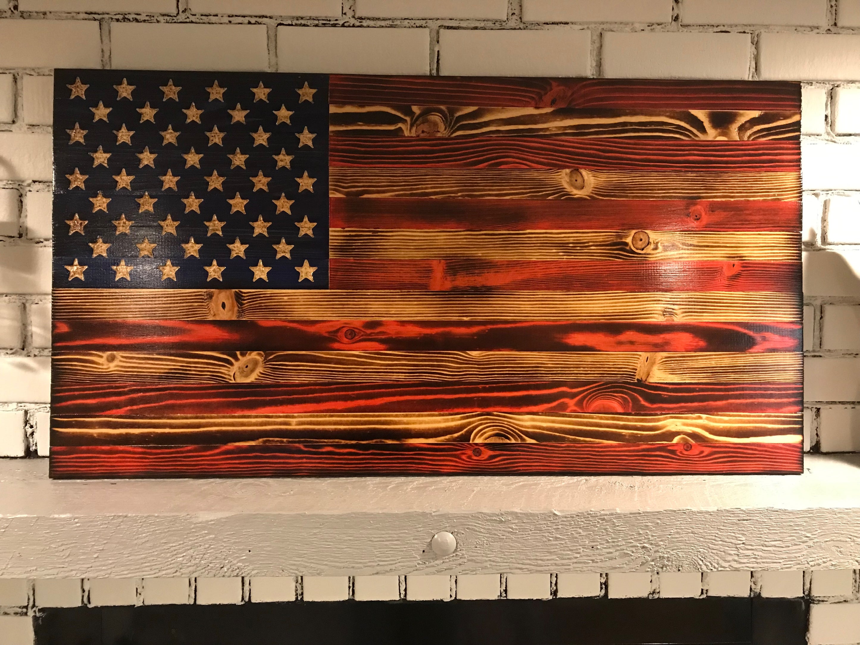 Rustic & Distressed Wooden American Flag Decor – Old Glory Rustic Sign Co.
