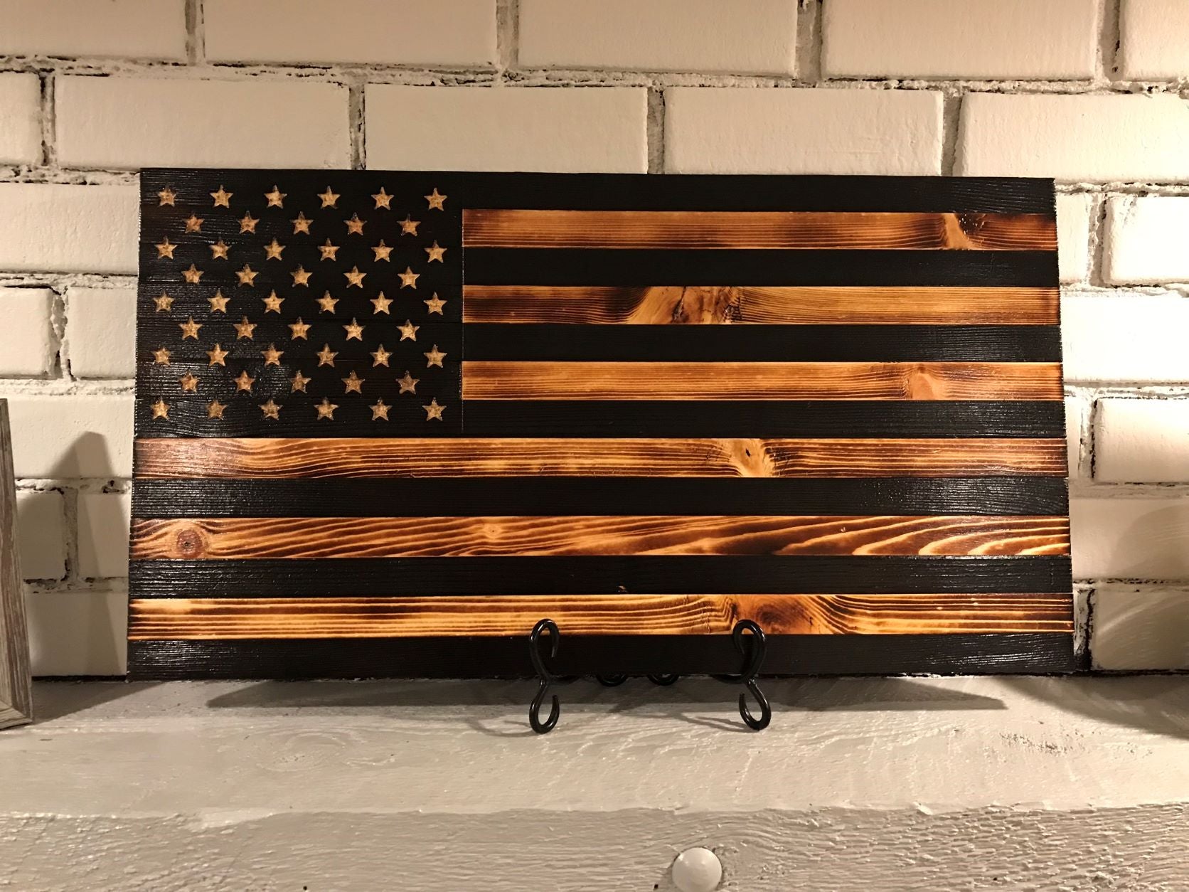 Rustic & Distressed Wooden American Flag Decor – Old Glory Rustic Sign Co.